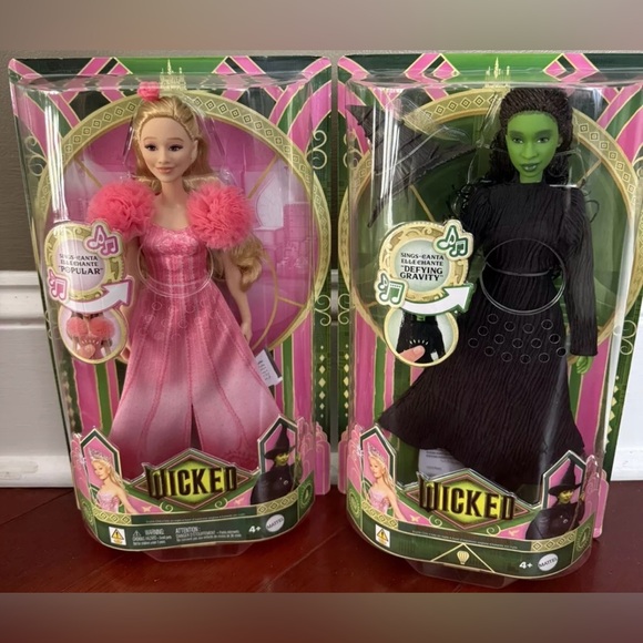 Barbie | Toys | Mattel Wicked Barbie Singing Chantante Glinda Elphaba ...